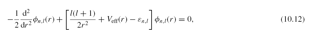 Electronic Structure of Condensed Matter Physics 598SCM, Fall 2004 ...